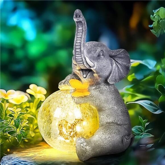 Other | Gigalumi Solar Garden Outdoor Statues For Women Mom Grandma ...